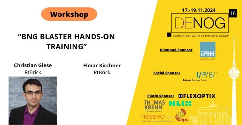 BNG Blaster Training — BNG Blaster Training 0.0 documentation